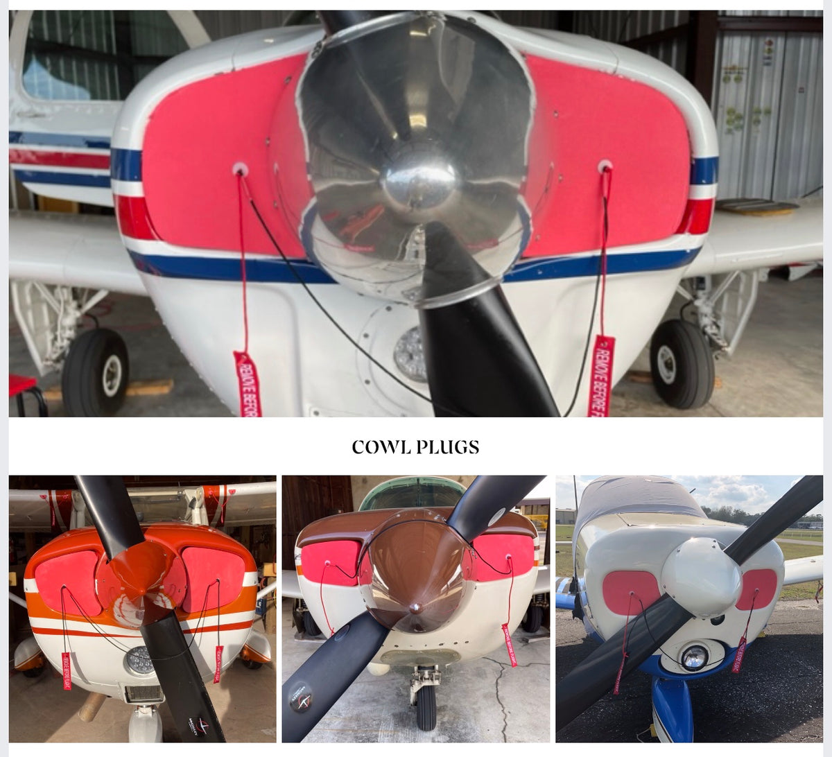 AA9F - COWL PLUGS - BEECHCRAFT / CESSNA / MOONEY/ PIPER – Affordable ...